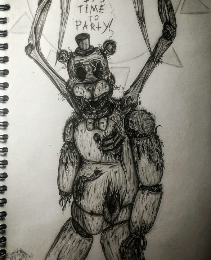 Dead Space Necromorph Drawing
