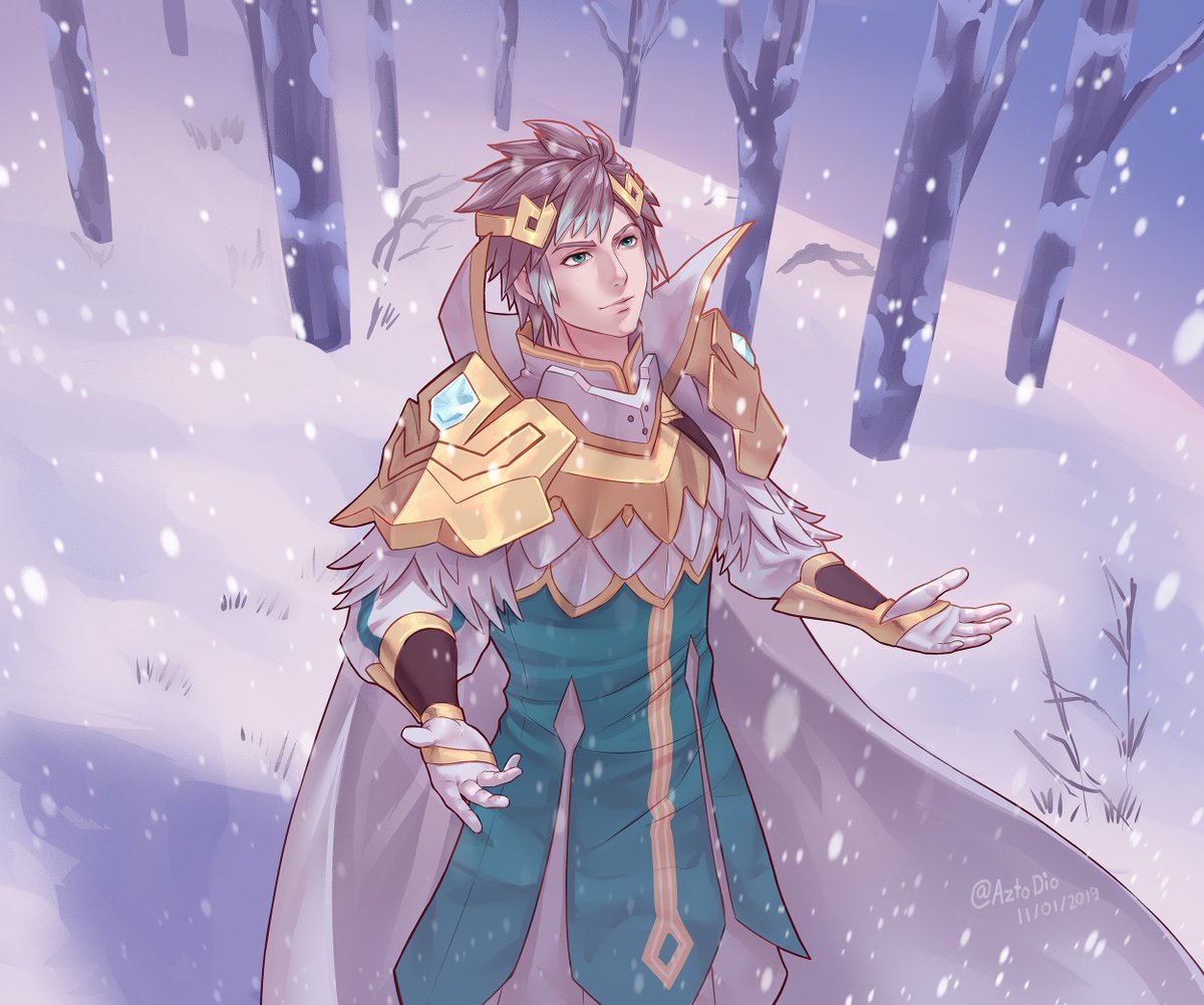 「Pretty boy in the snow ? #hrid #feh #FE」|AztoDioのイラスト