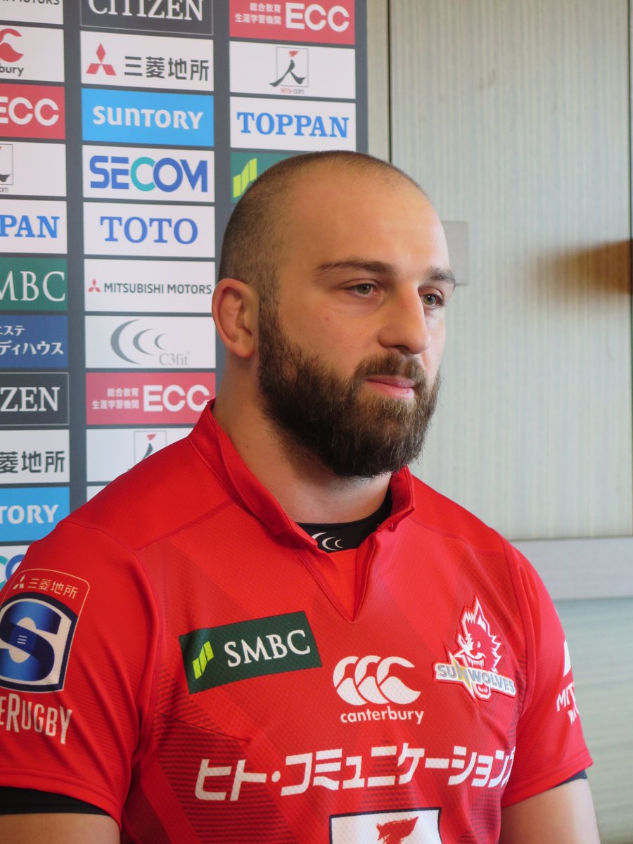 NIKKEI Rugby on Twitter: "サンウルブズに新加入した元NZ代表のレネ・レンジャー選手が取材対応。「サンウルブズはエキサイティングなラグビーをしている。プレーできるのが ...