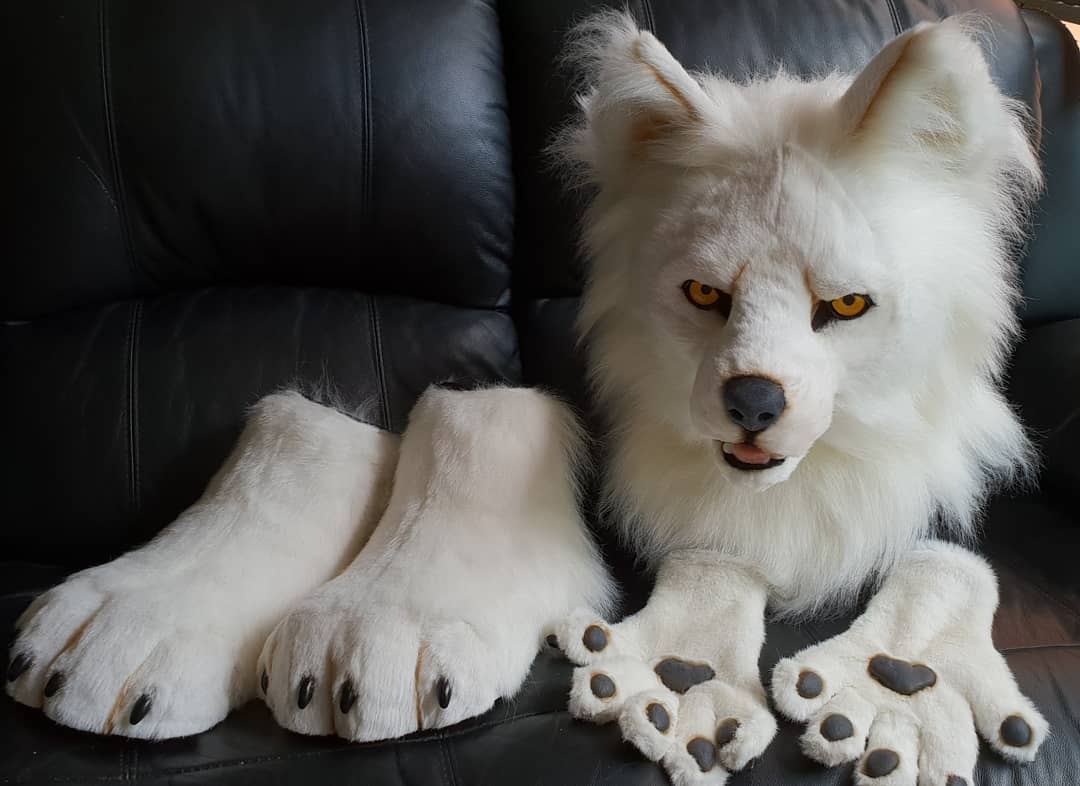 Realistic Wolf Fursuit