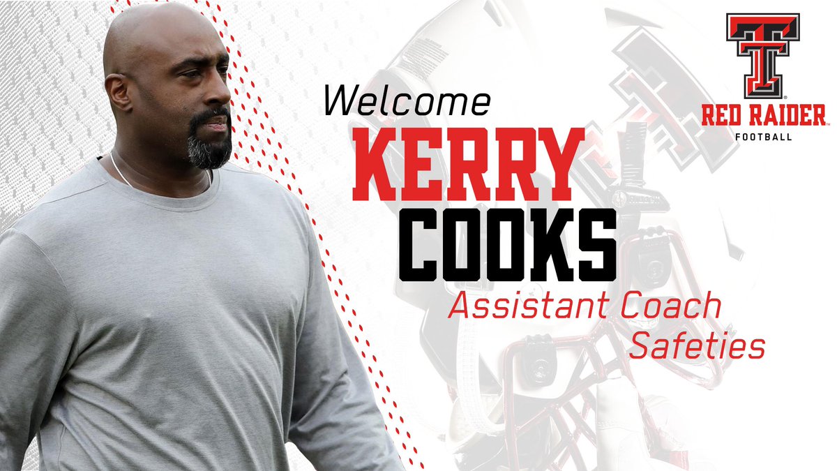 Texas Tech hires OU assistant Kerry Cooks as Safeties Coach. : r/CFB