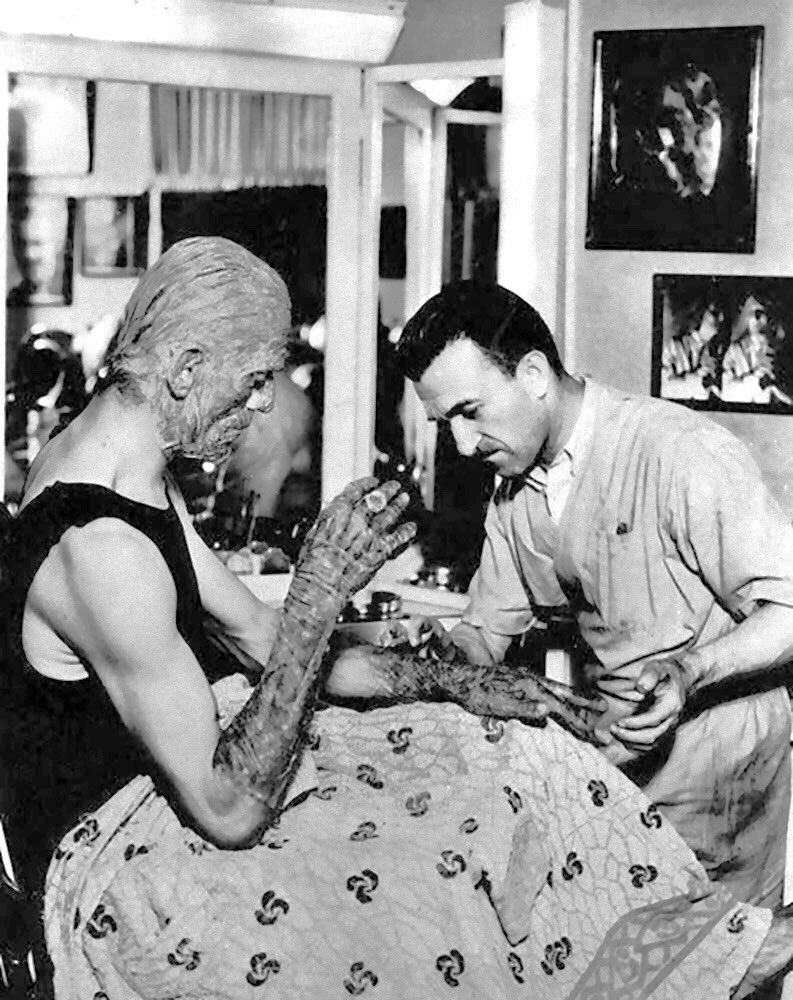 Boris Karloff The Mummy Makeup
