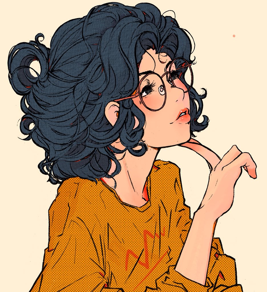 Anime Girl Thinking Drawing