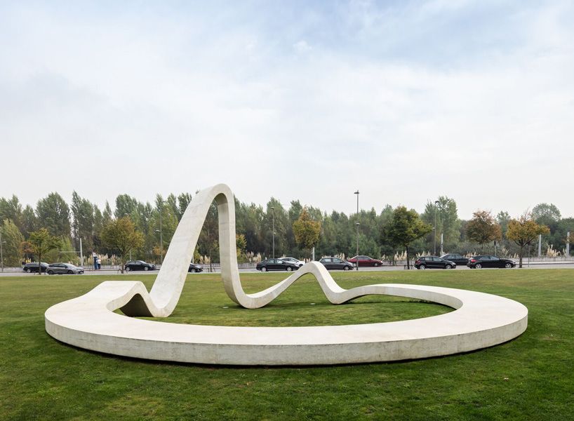 designboom on Twitter: "'loop' by FAHR 021.3 is a concrete sculpture with an organic circular ...
