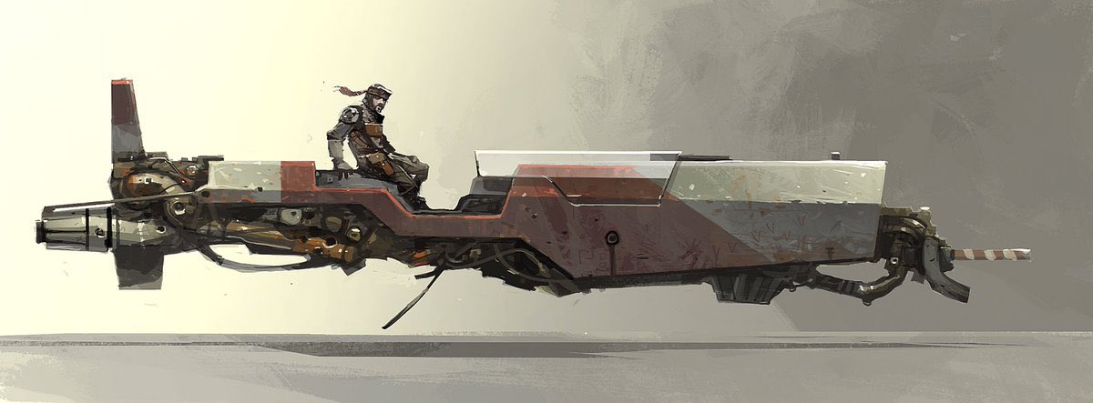 Swoop Bike Star Wars Concept Art