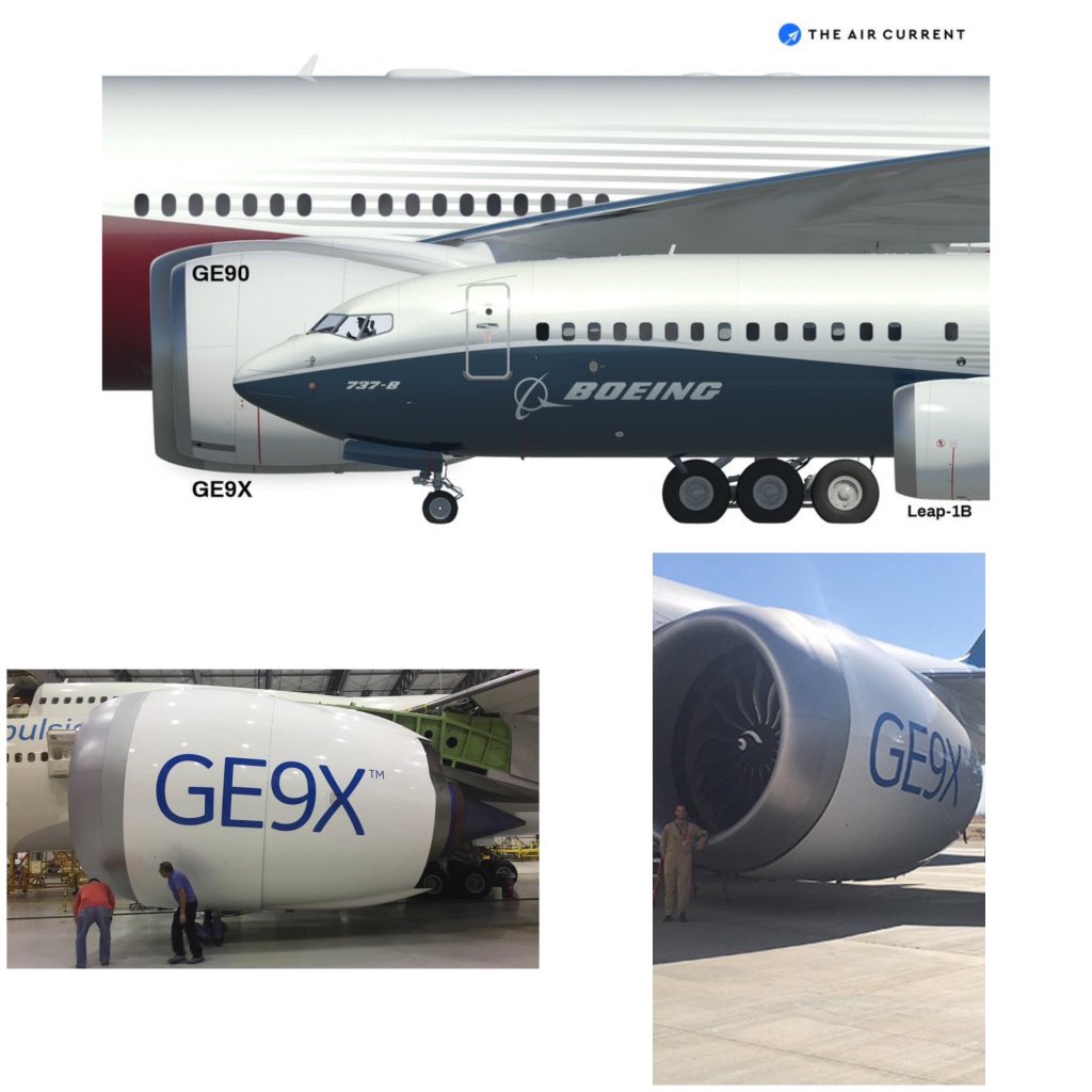 Boeing 777x with new Big A$$ GE Engines, Impressive and folding wing ...