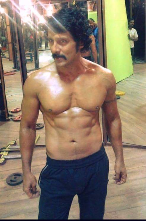 Actor Vikram Six Pack
