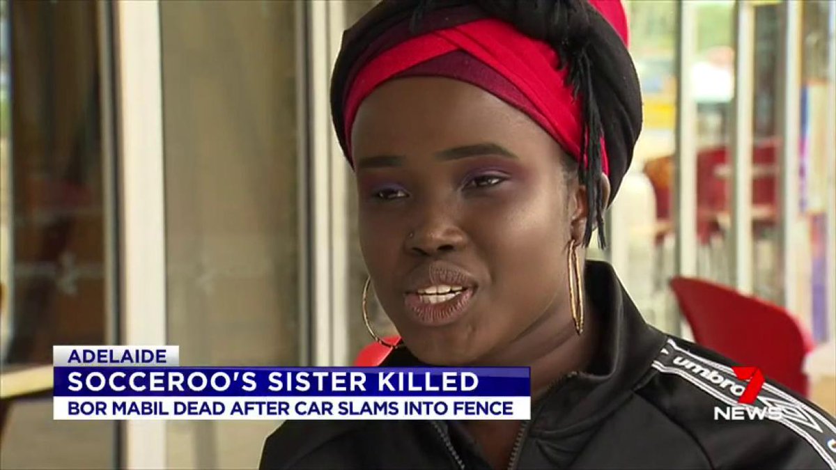 Bor Mabil, the sister of Socceroo Awer Mabil, has been killed in a car ...