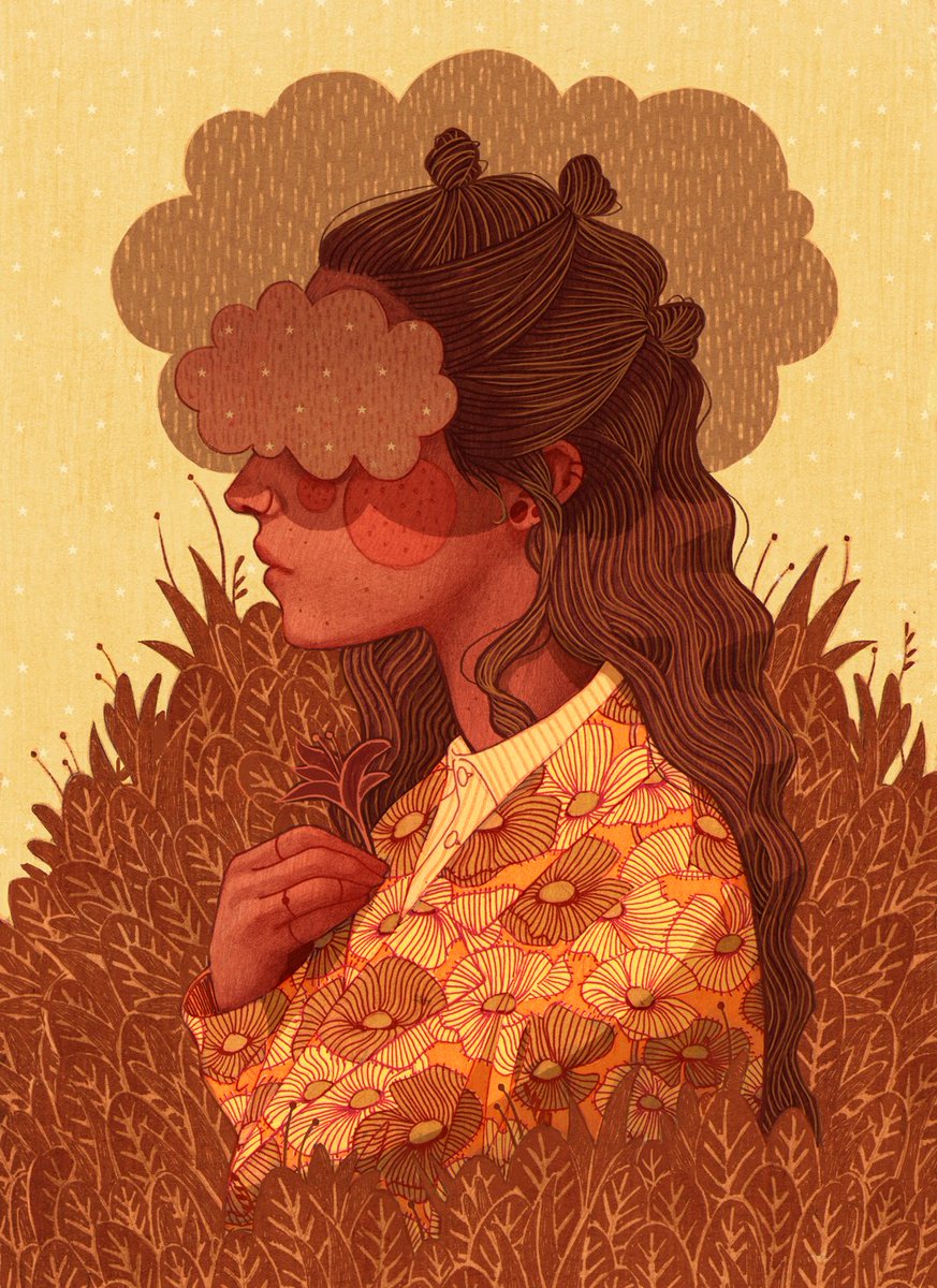 「she was never awake * even with her eyes」|Chantal Horeisのイラスト