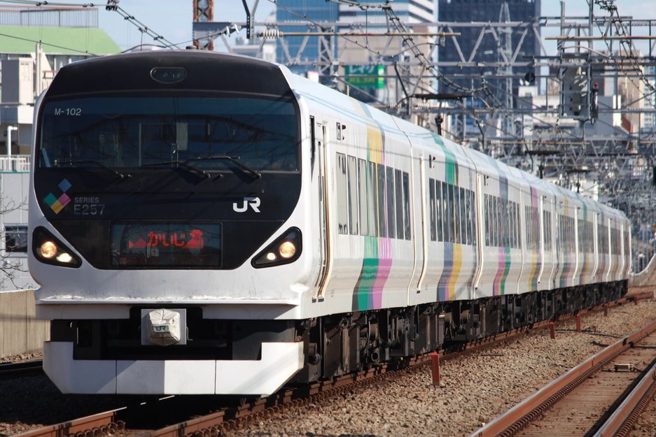 快速三鷹 on Twitter: "2019.1.27 5058M 特急「あずさ8号」 E257系M205編成 60M 特急「あずさ10号」 E257系M102編成 3007M 特急「かいじ ...
