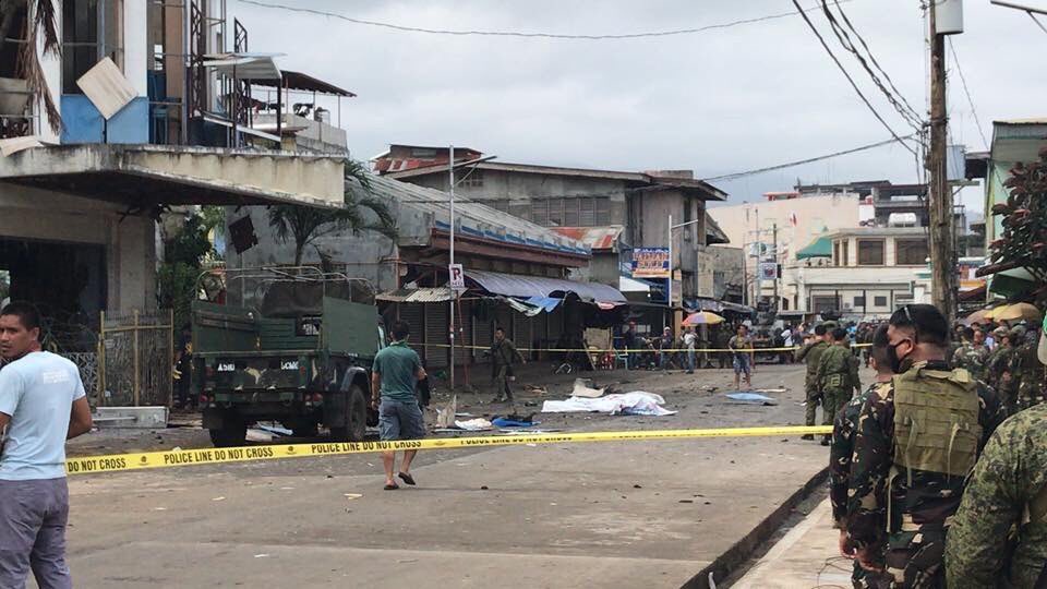 PHOTOS: Scene outside the Jolo, Sulu cathedral after the twin bombings ...
