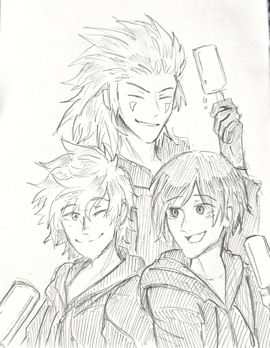 「SEA SALT TRIO.... #kingdomhearts #KH 」cheer 🍎 cf21- C17の漫画