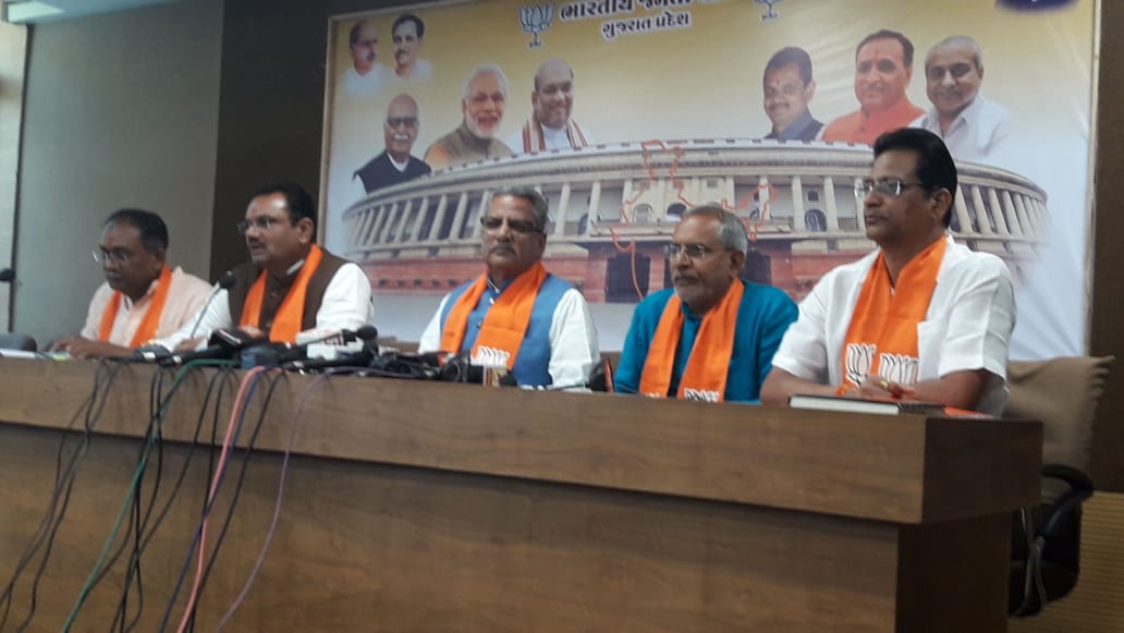 Om Mathur arrives in Gujarat on his first visit after re-appointment as ...