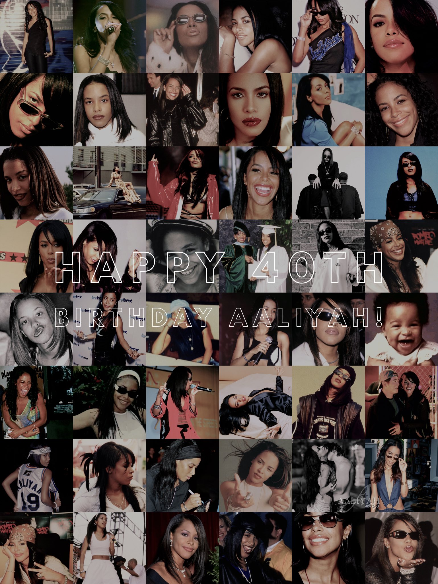 Aaliyah Collage Tumblr