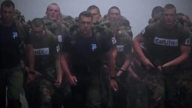 The platoon faces the brutal training of Pegasus Company ( P Company ...