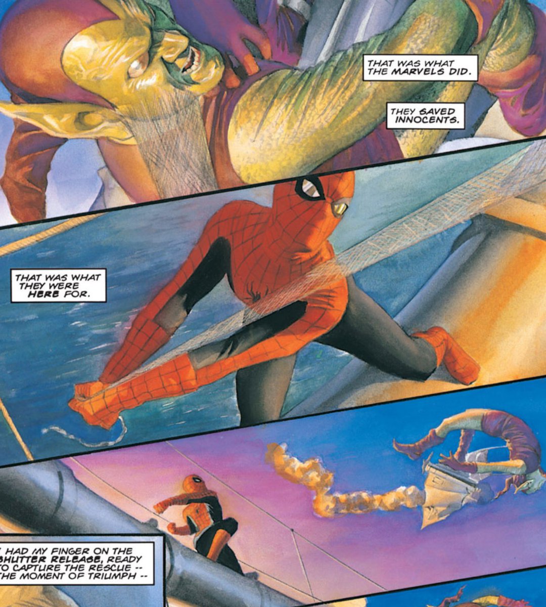 Alex Ross Spiderman Green Goblin