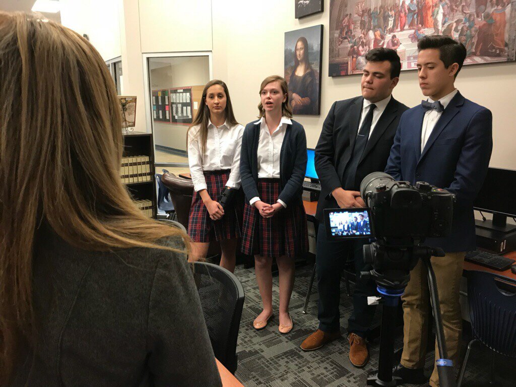 ResponsiveEd® on Twitter: "Lights, camera, action! #FoundersClassicalAcademy of Leander students ...