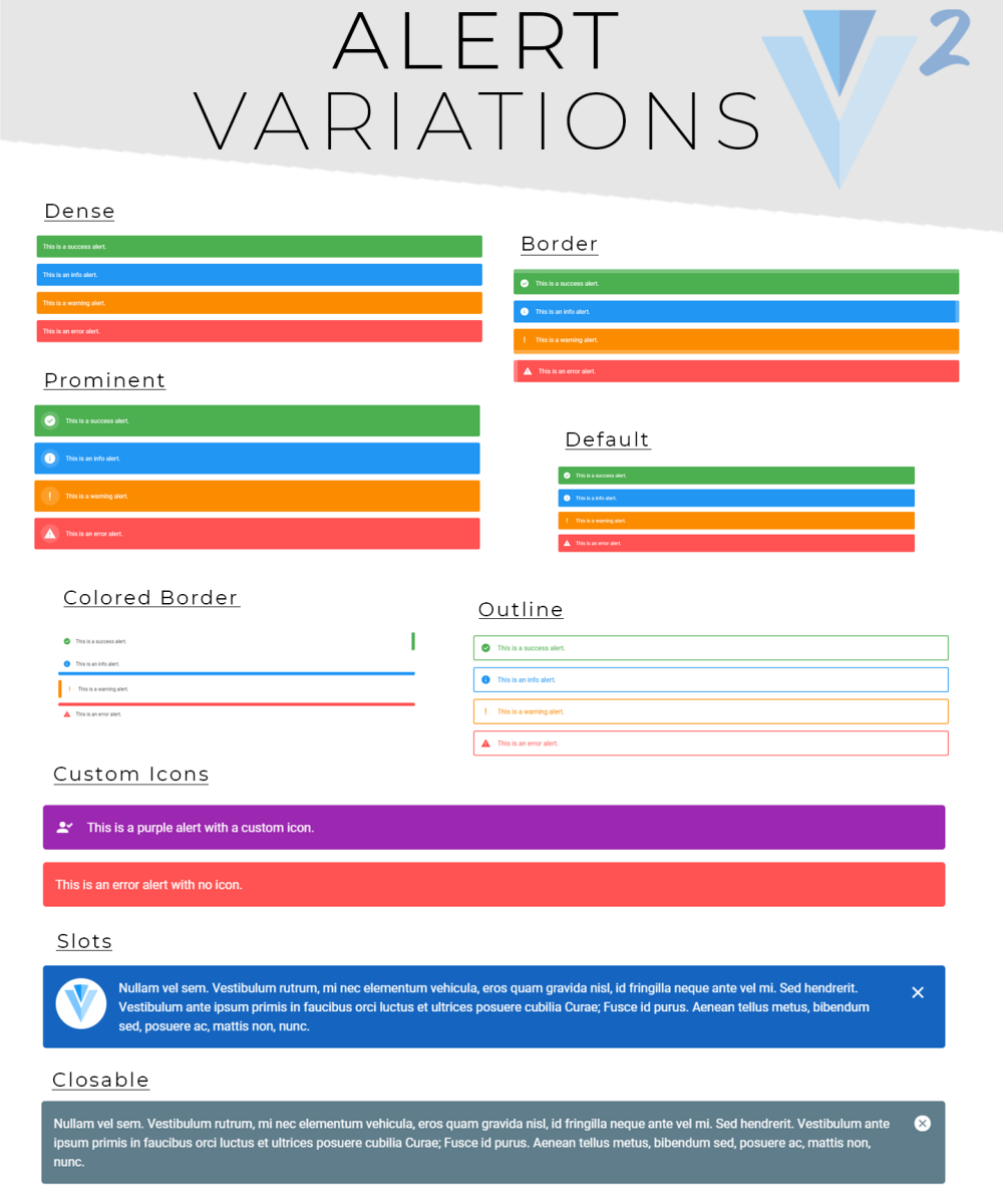 Vuetify.js on Twitter: "We completely agree. The alert component is a relic of a time past. It ...