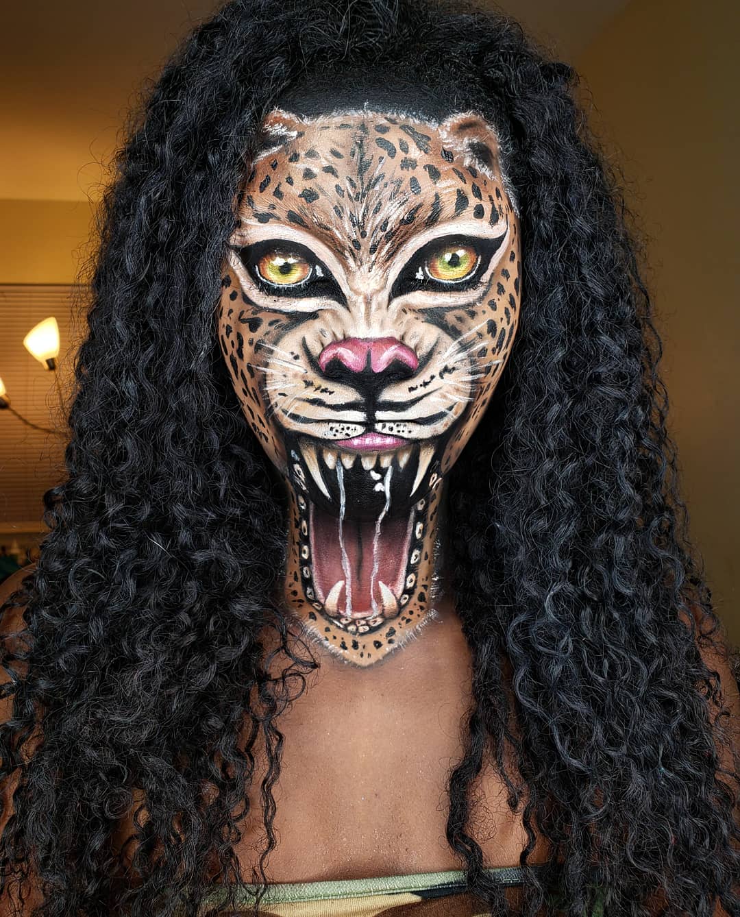 Leopard Face Painting
