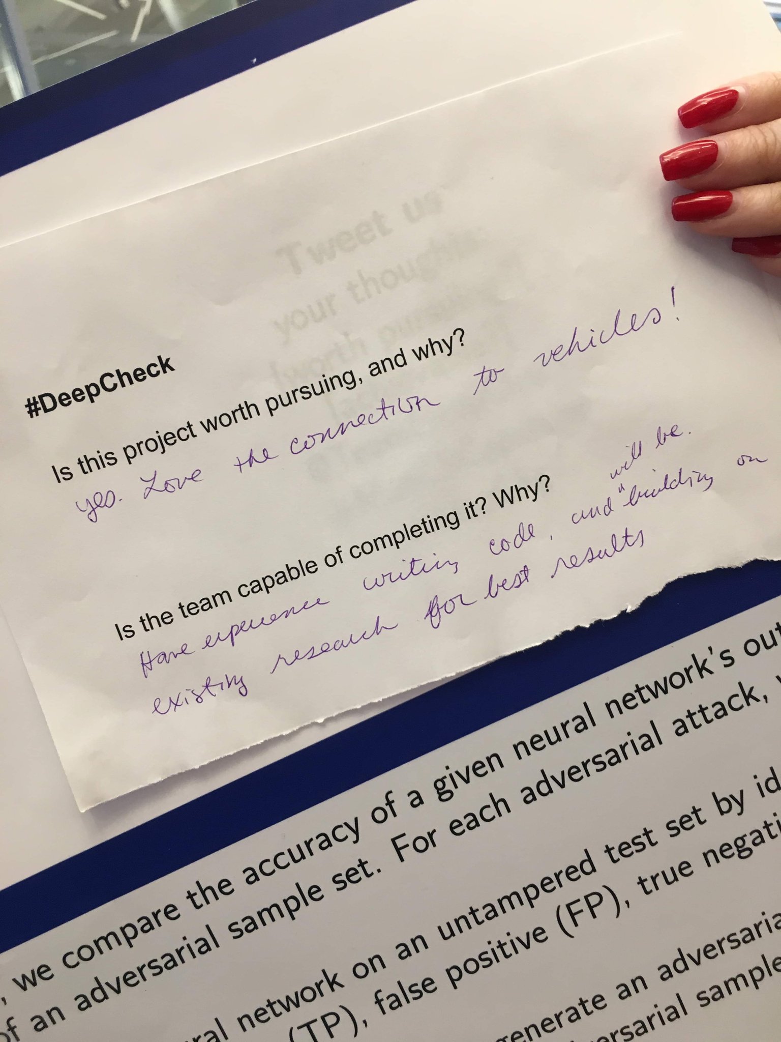 Project DeepCheck on Twitter: "#MacCSCapstone #DeepCheck @DrCKAnand…