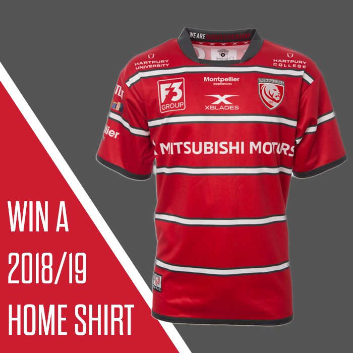 COMPETITION TIME! Fancy winning a Gloucester Rugby 2018/19 Replica Home ...