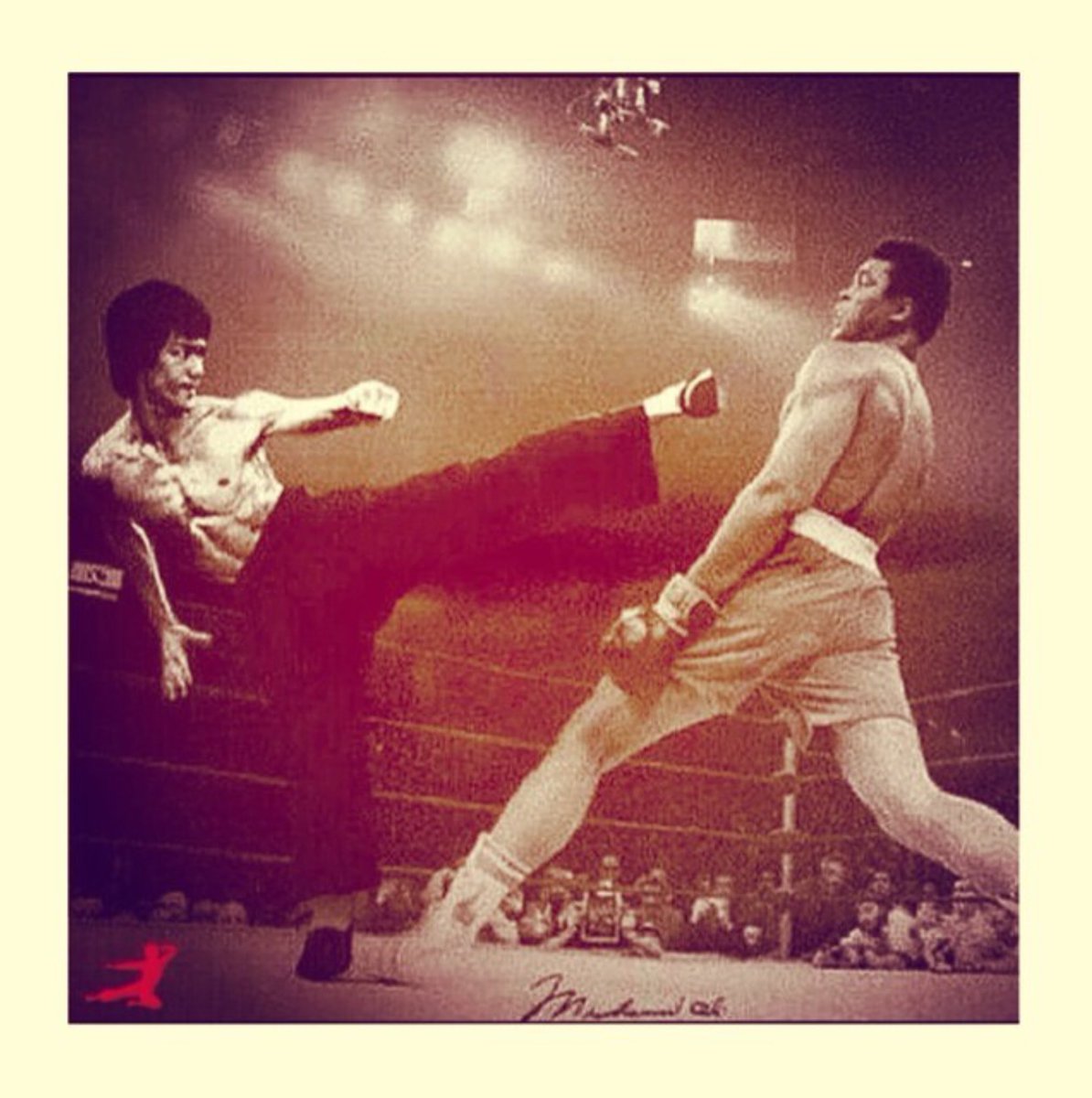 Muhammad Ali And Bruce Lee
