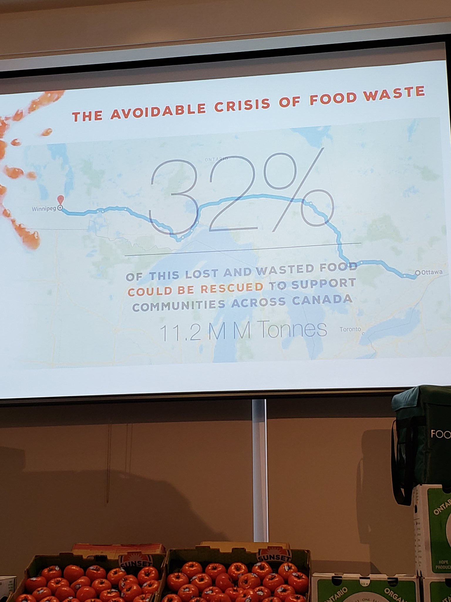 The Avoidable Crisis of Food Waste / Twitter