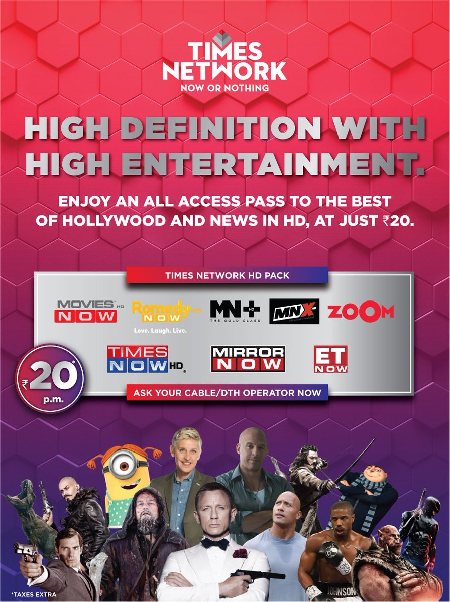 Complete your TV viewing experience with the Times Network HD pack ...