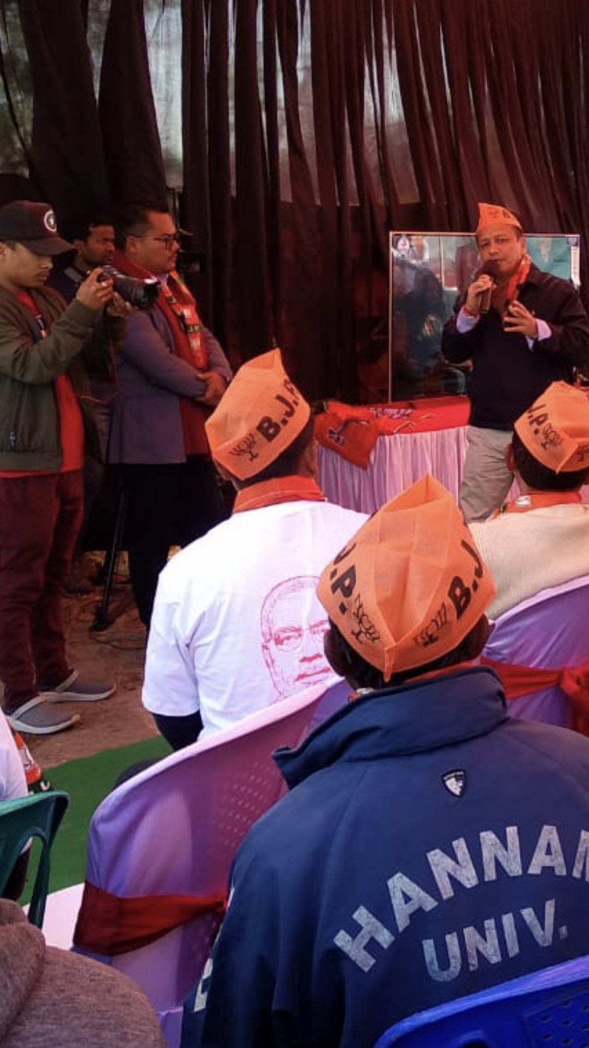 Th Basanta Singh on Twitter: "Participated today in #LakshyaHamaraModiDobara program organised ...