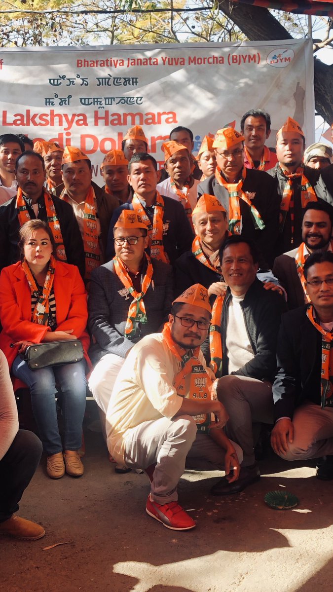 Th Basanta Singh on Twitter: "Participated today in #LakshyaHamaraModiDobara program organised ...