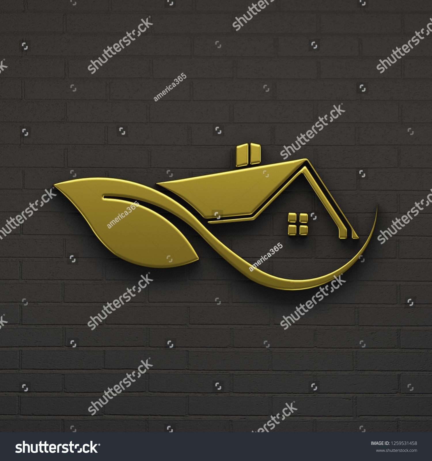 3d House Logo