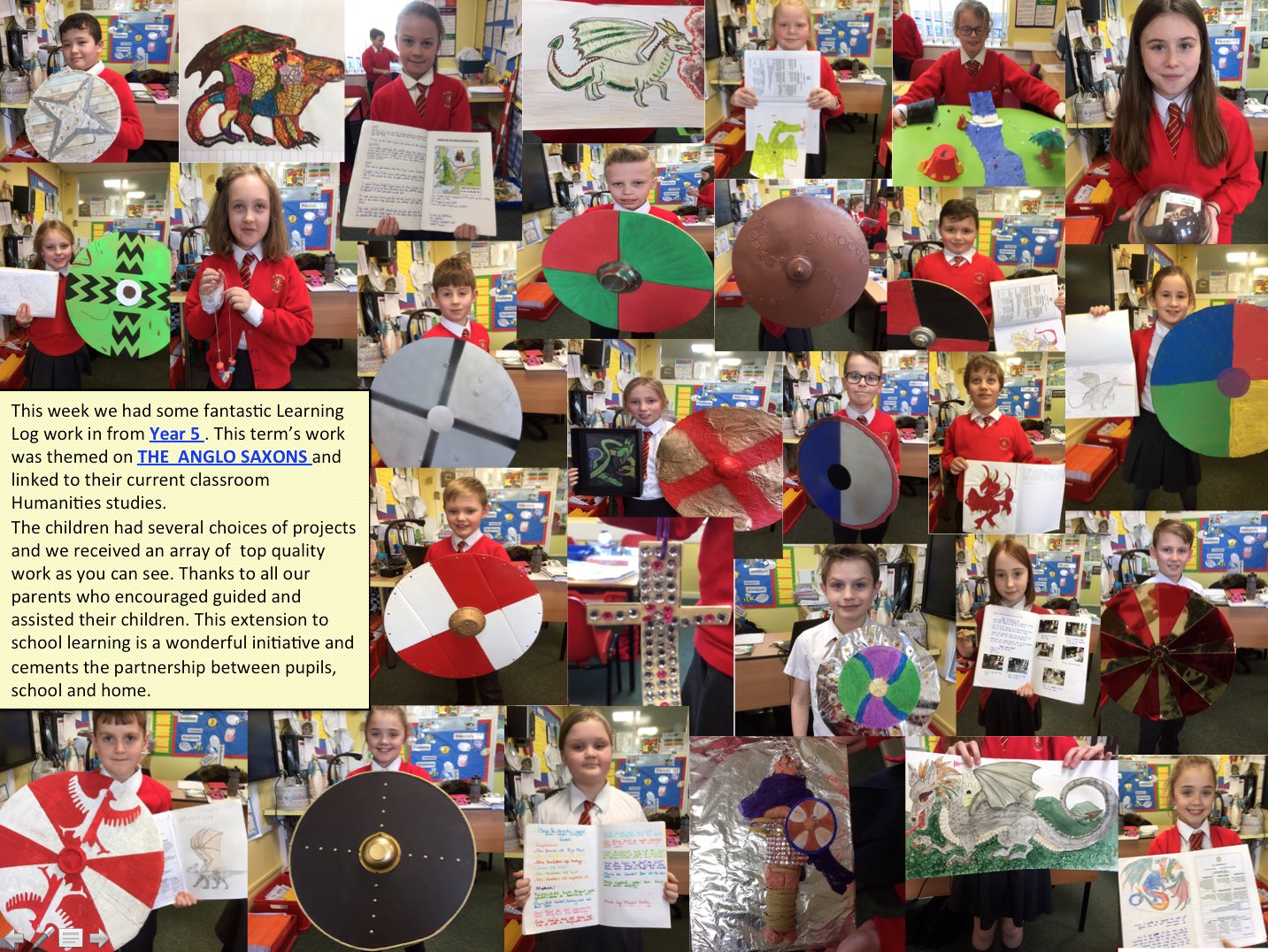 St Mary's RC School on Twitter: "Great Anglo Saxon Learning Log work ...