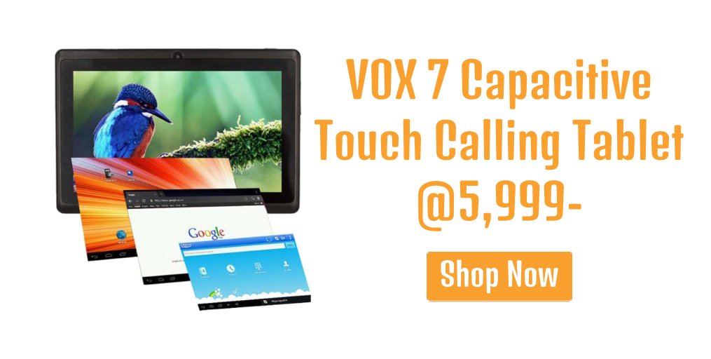 Dealsothon - Shop For on #VOX 7 Capacitive Touch Calling #Tablet With # ...