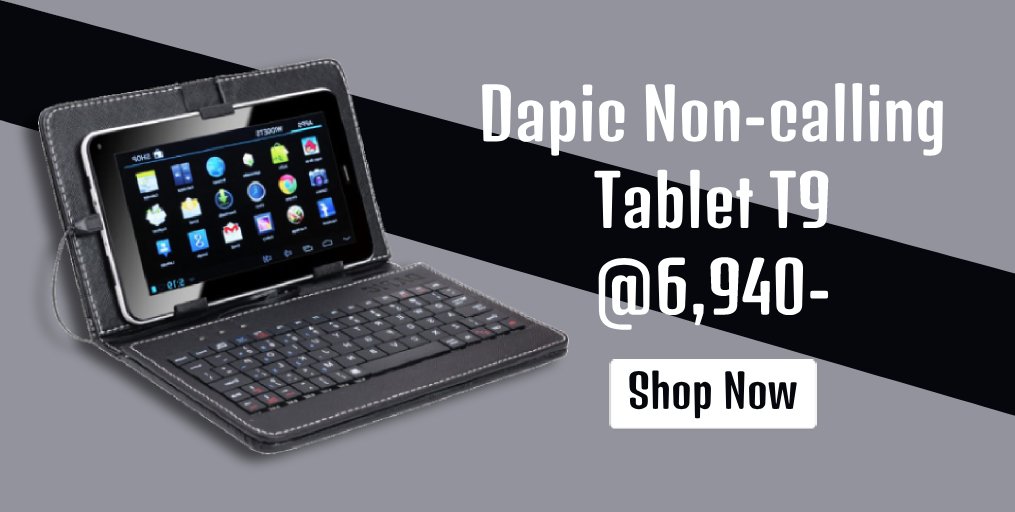Dealsothon - #OnlineShopping for #Dapic Non-calling Tablet T9 With ...
