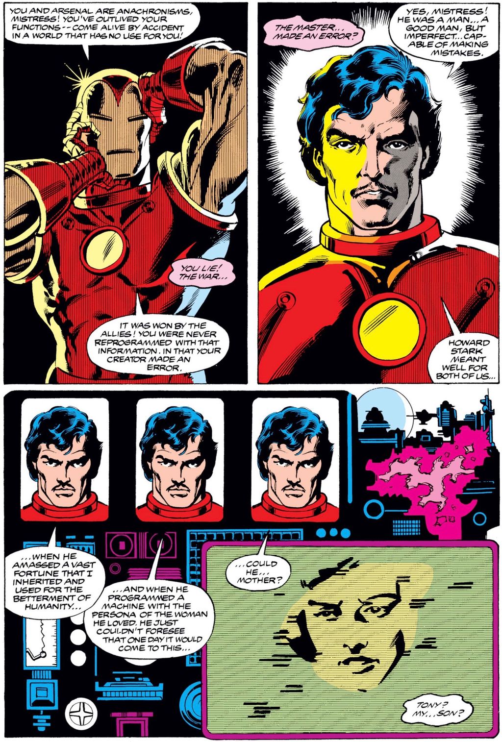Tony Stark Comic Original