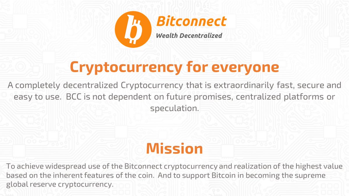 BitConnect (BCC) Price, Charts, Market Cap, Overview | $0.397712