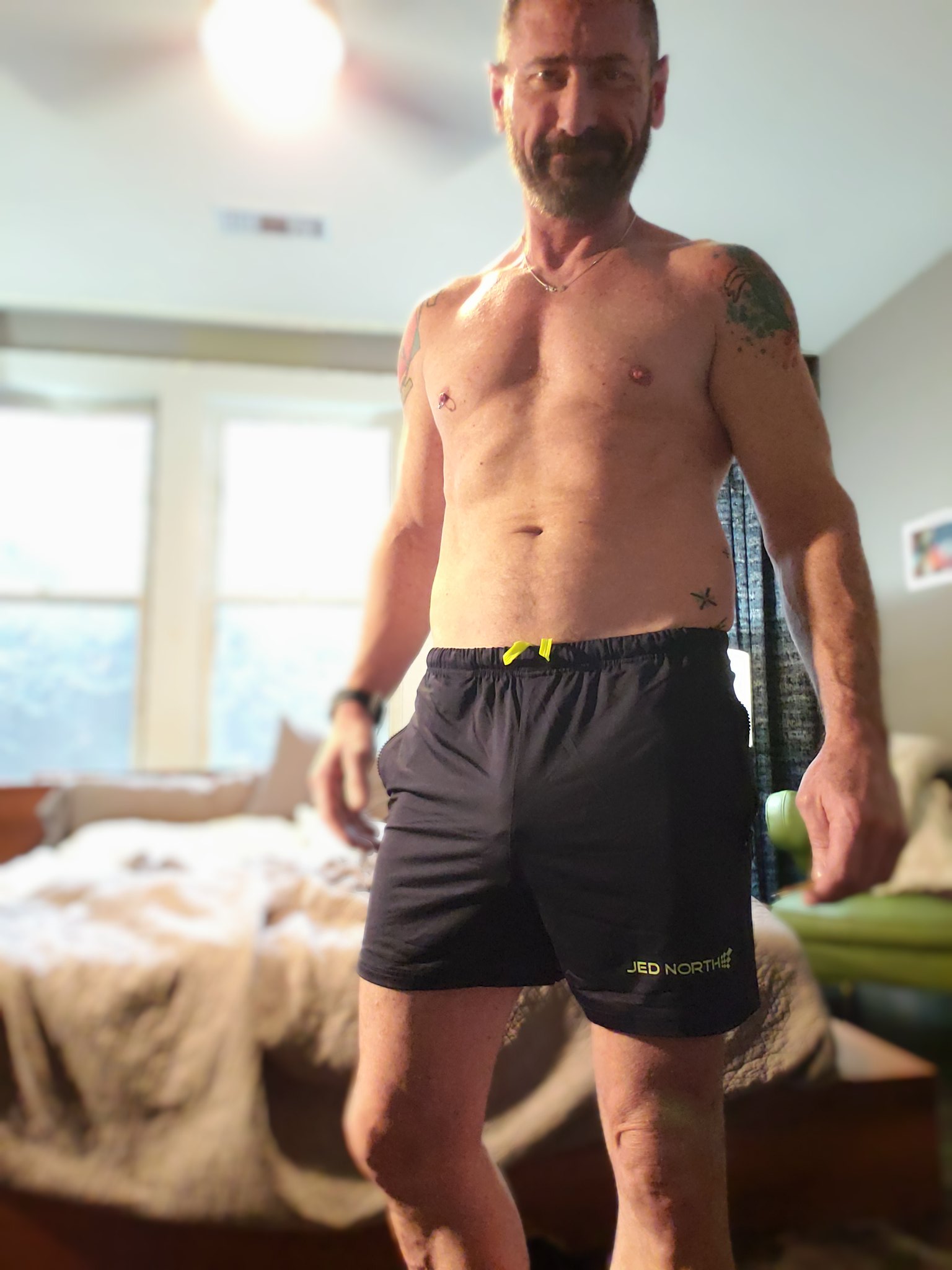 Men Going Commando In Shorts