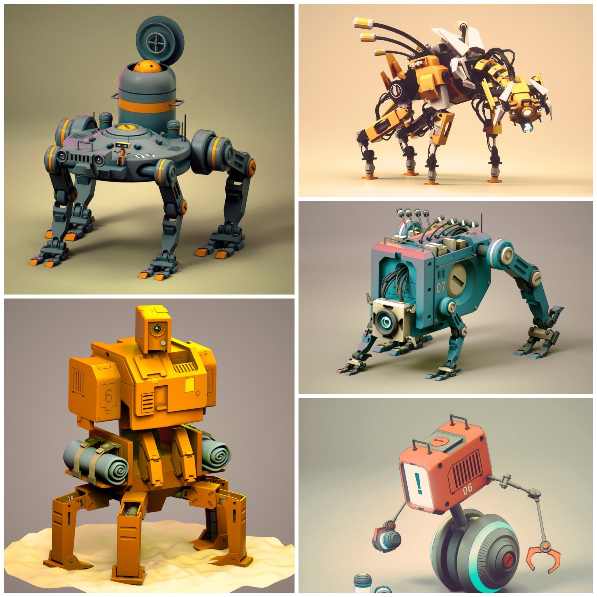 Cute Mini Robots