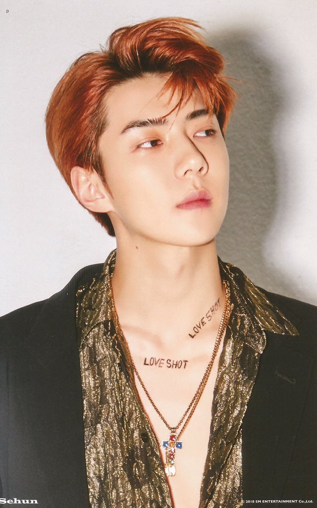Sehun Orange Hair