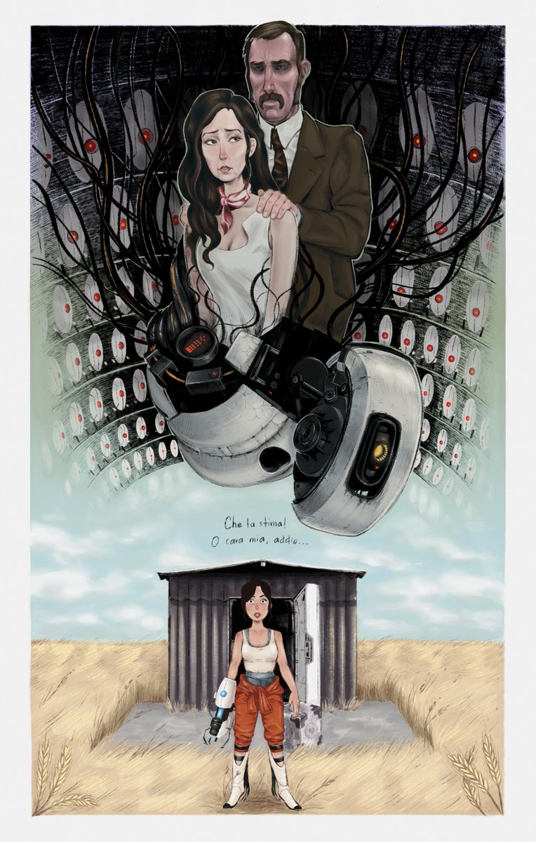 Human Glados And Chell