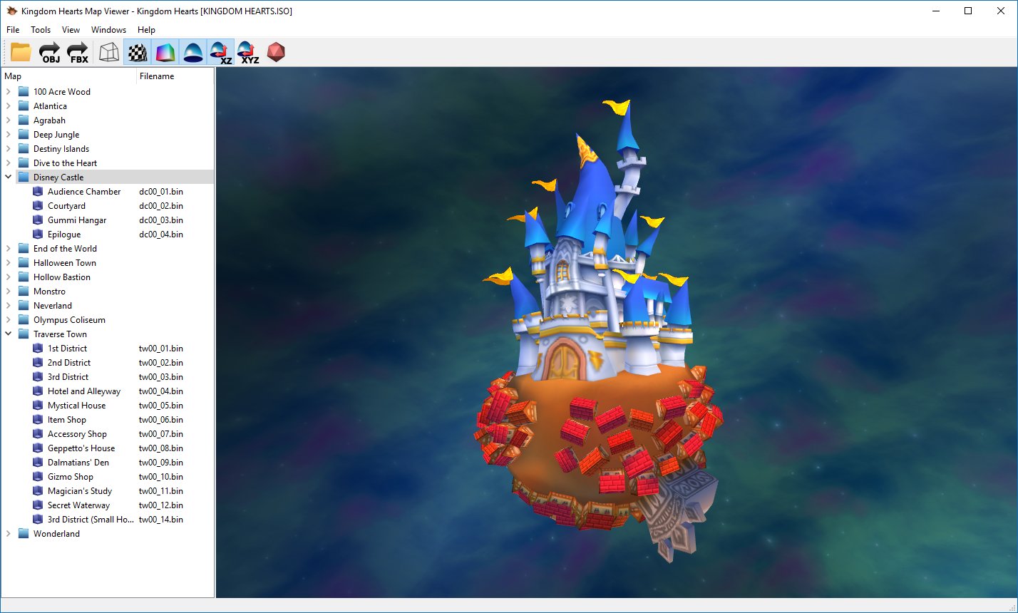 Kingdom Hearts 3 World Map