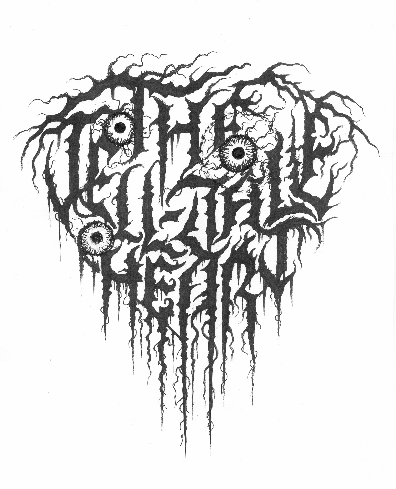 The Tell Tale Heart Drawings