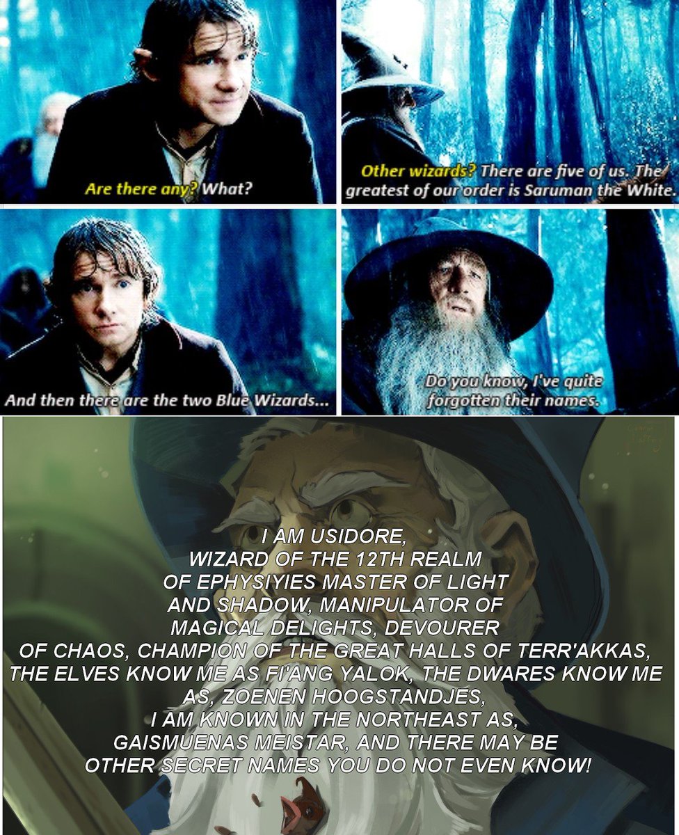 Hobbit Wizard Names