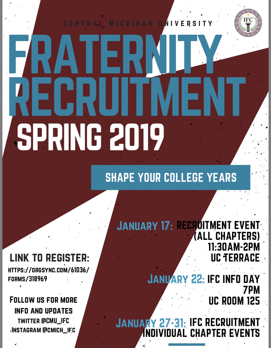 Fraternity Rush Poster