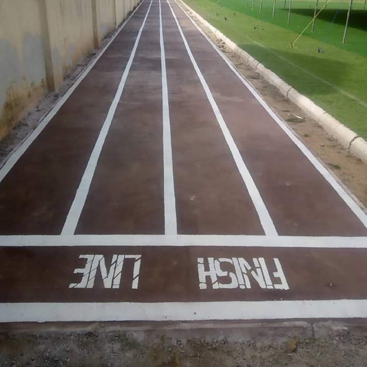 Long Jump Pit Side View