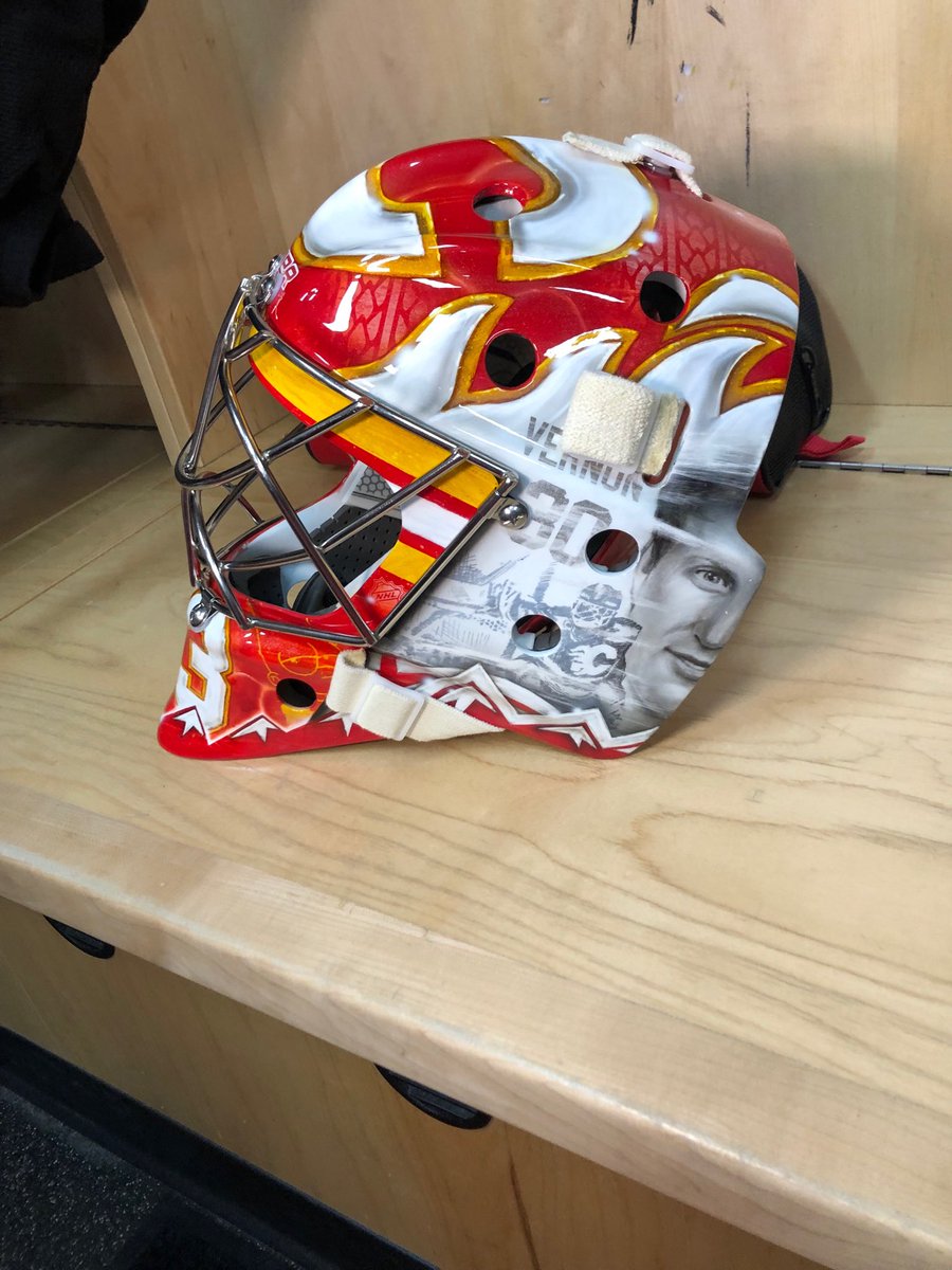David Rittich's gorgeous new mask pays tribute to Miikka Kiprusoff : r ...