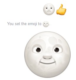 Moon Face Emoji