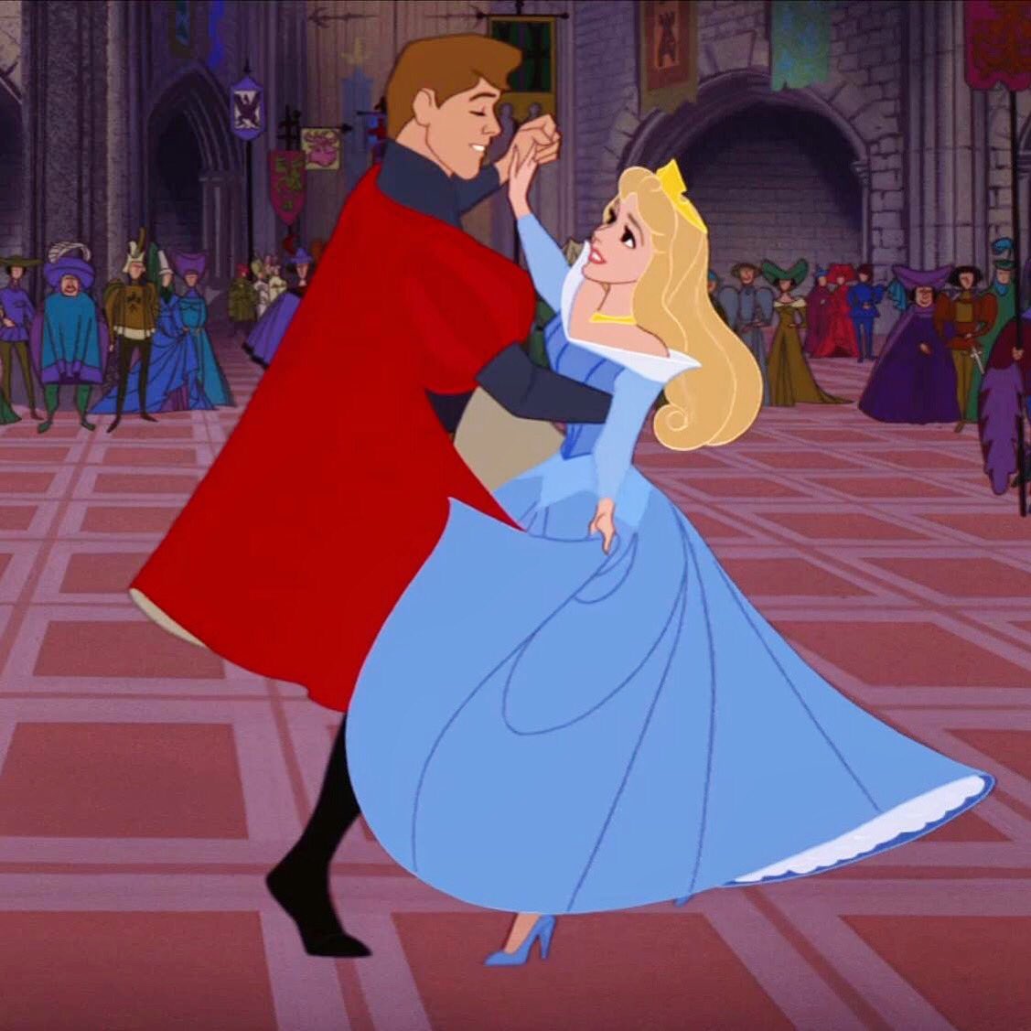 Sleeping Beauty And Prince Dancing