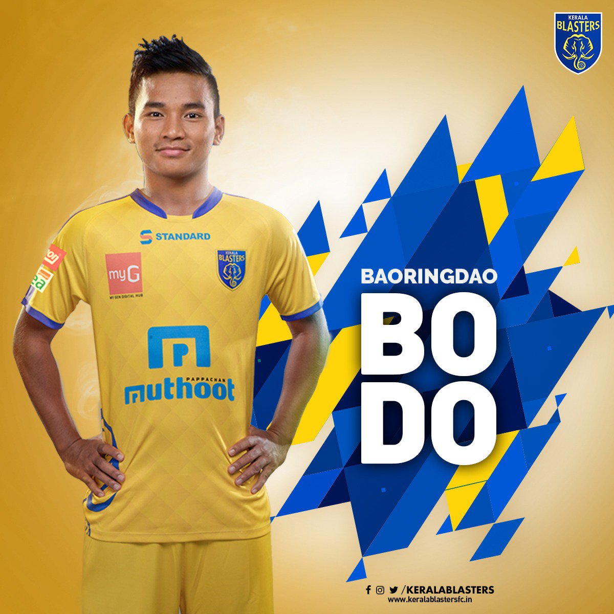 K e r a l a B l a s t e r s F C on Twitter: "DONE DEAL! Let's put our hands together for our new ...