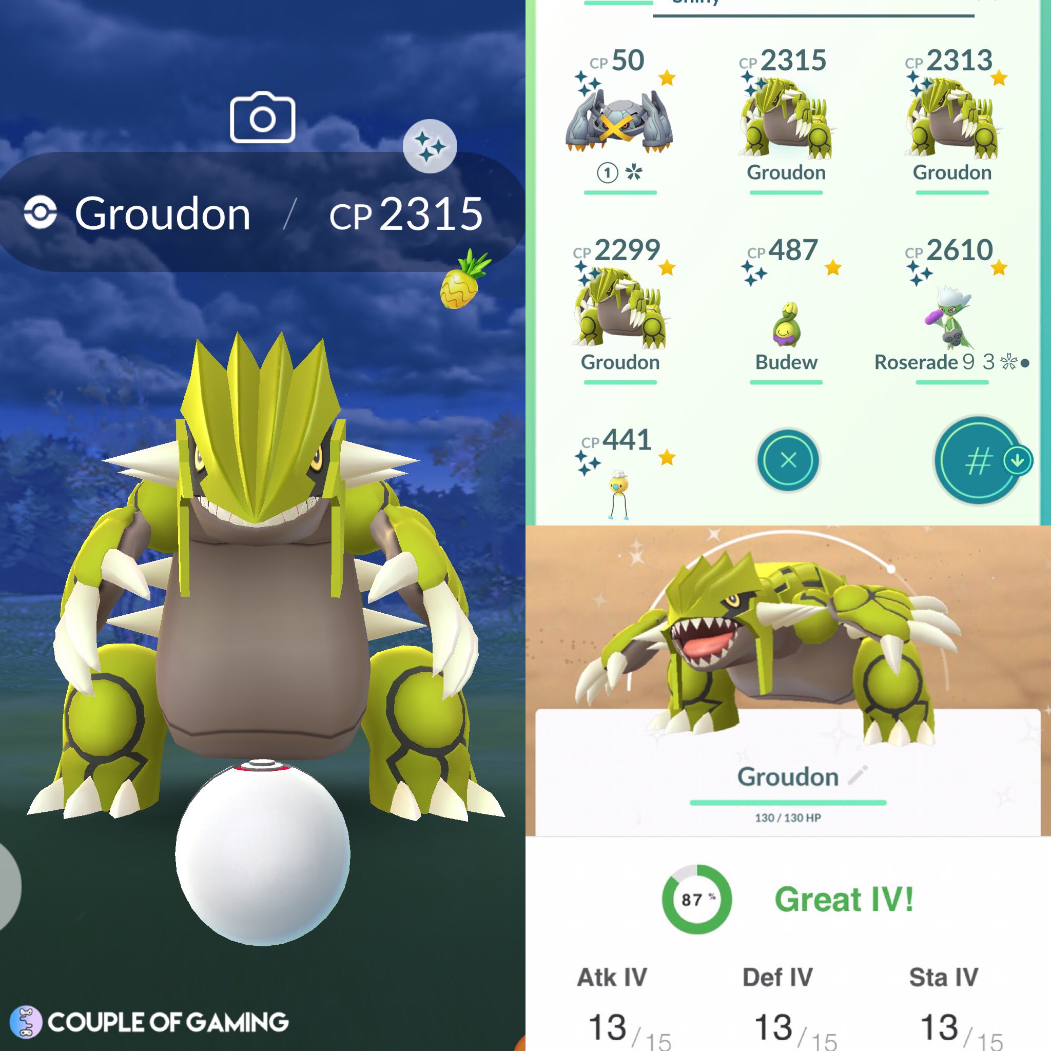 Groudon Shiny